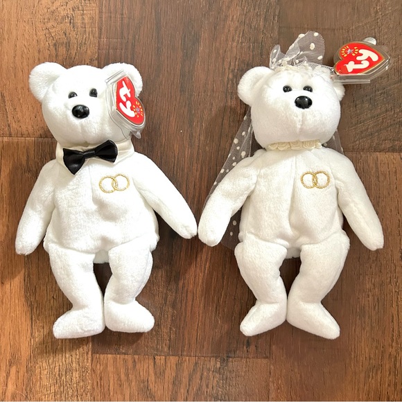 Ty | Other | Mr Mrs Ty Beanie Baby Pair Authentic With Original Tags ...
